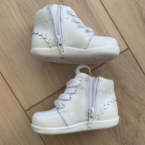 Sole Play | Shoes | Sole Play Baby Girl White Leather Booties | Poshmark